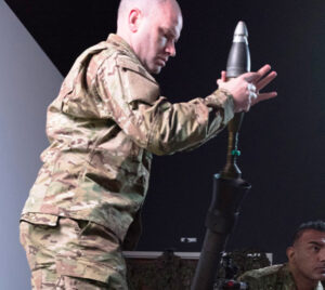 Mortar Simulator for Immersive Defense Training