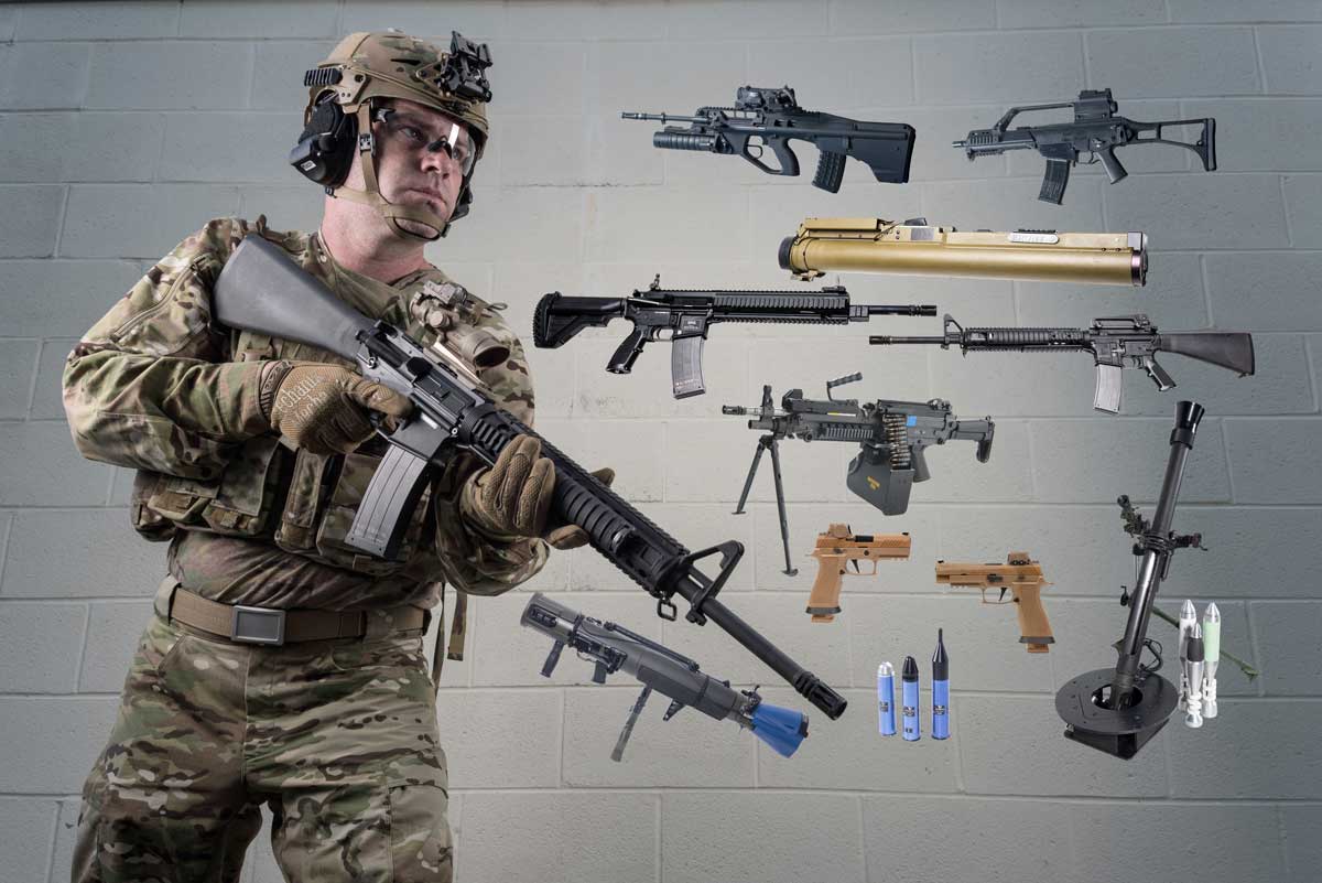 BlueFire® Weapons | Simulated Weapons Training for Defense